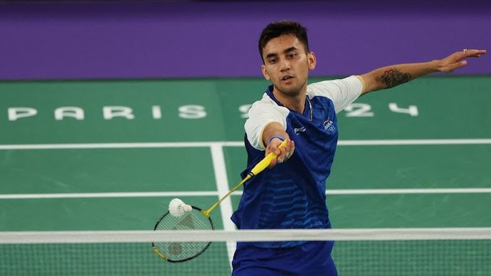Lakshya Sen won the badminton match with Jonatan Christie of Indonesia ...