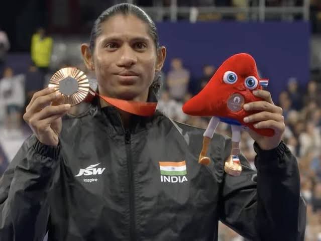 Deepthi Jeevanji created history and won the bronze medal in women’s ...