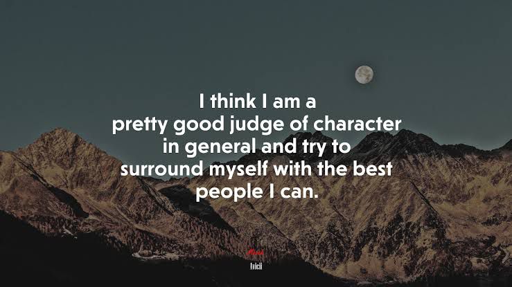 My Good judge of Character – daneelyunus