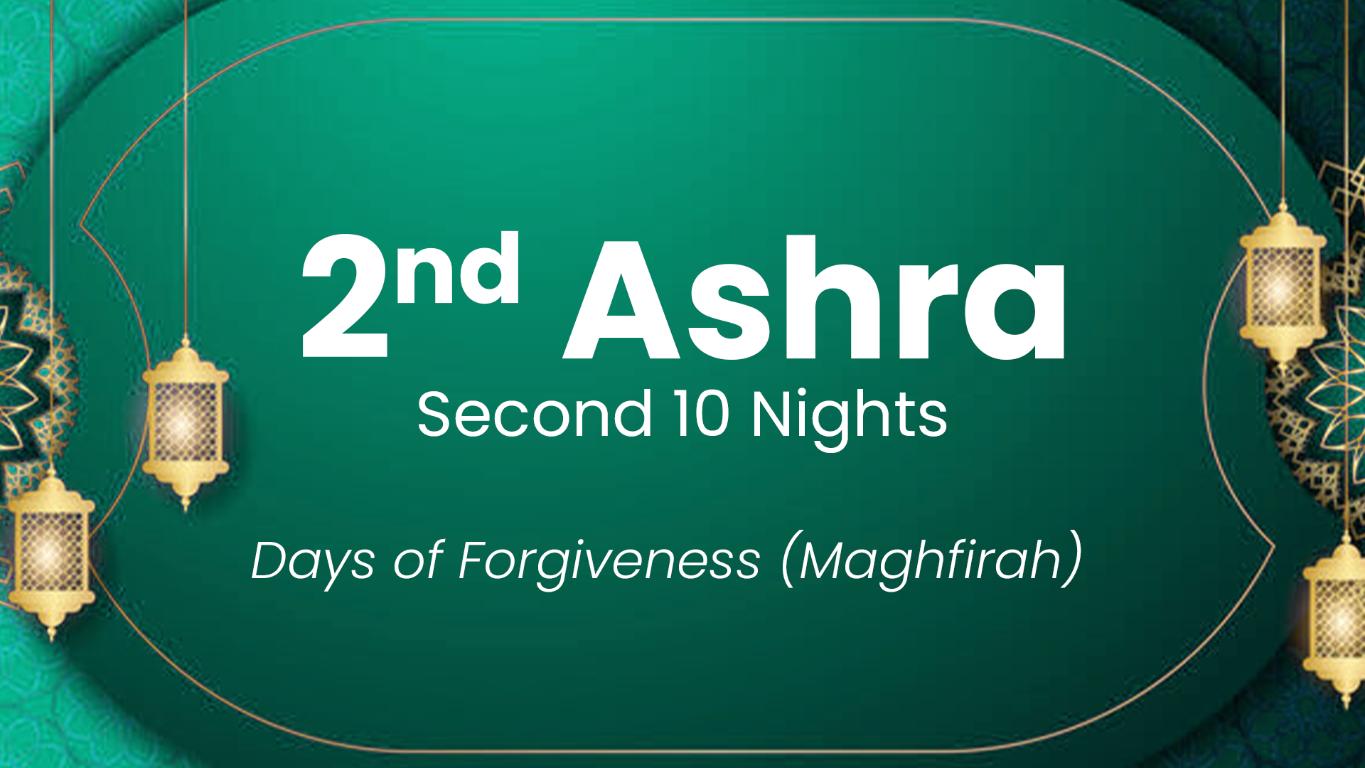 Second Stage (Ashra) of Ramzan – Forgiveness (Maghfirat) – daneelyunus