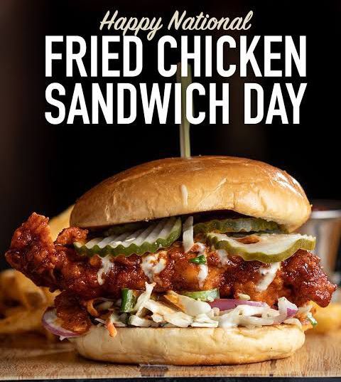 National Fried Chicken Sandwich Day 2025 – daneelyunus